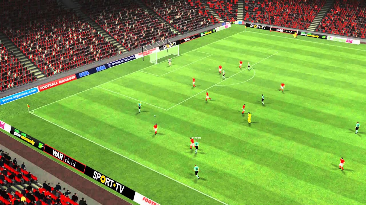 SLB 0 - 5 SCP (Football Manager 2012) - YouTube