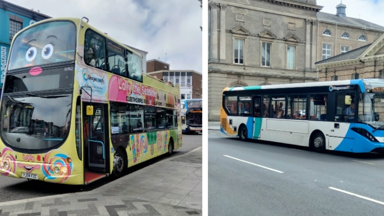 Grimsby buses 12th July 2025 #bus #grimsby #stagecoach - YouTube