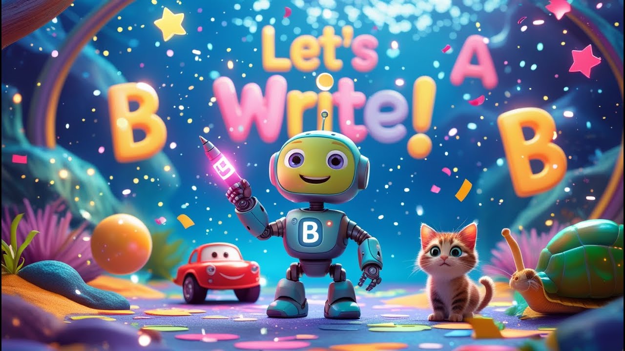 Let’s Write the Letter B! | Fun ABC Song - YouTube