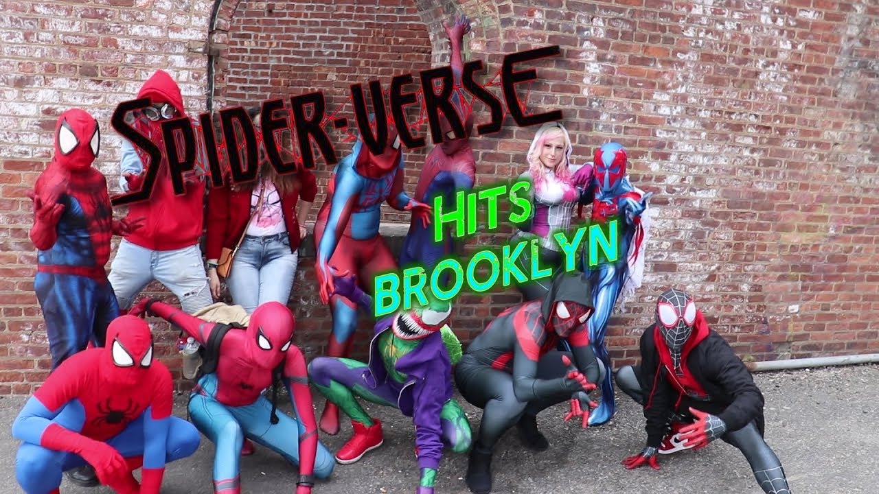 Spiderverse Hits Brooklyn - YouTube