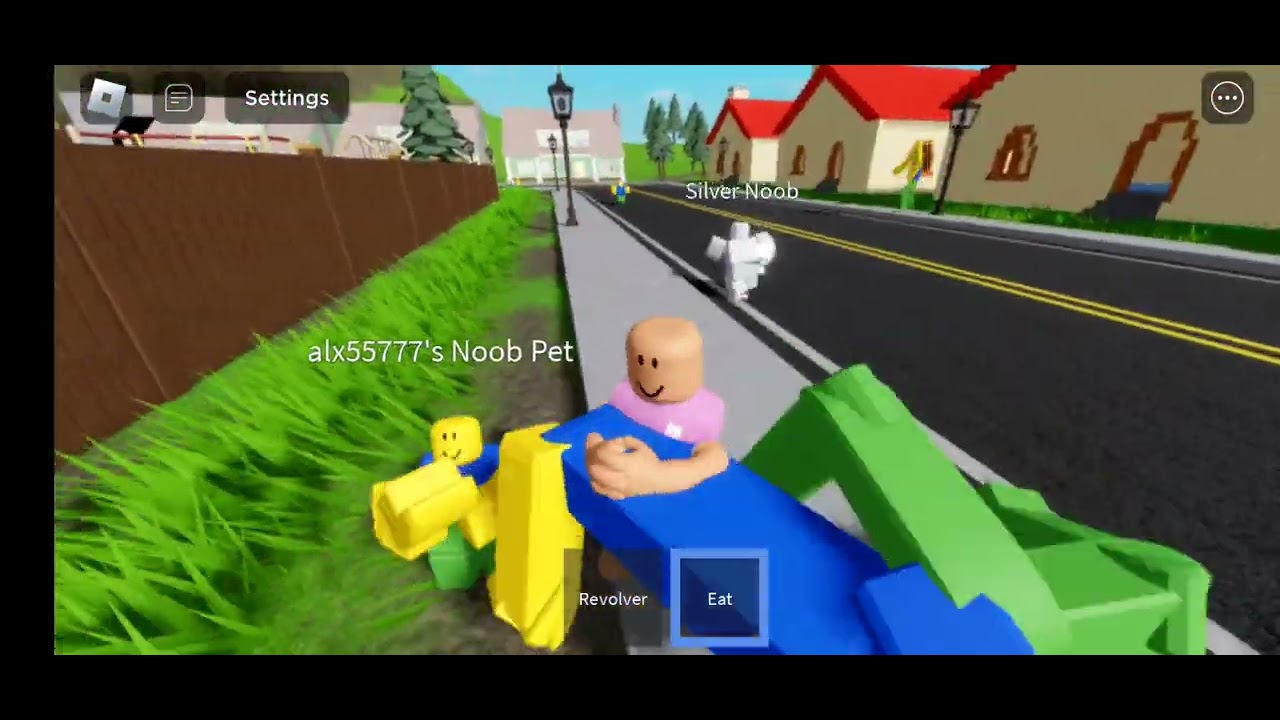 playing shoot and eat noob - YouTube