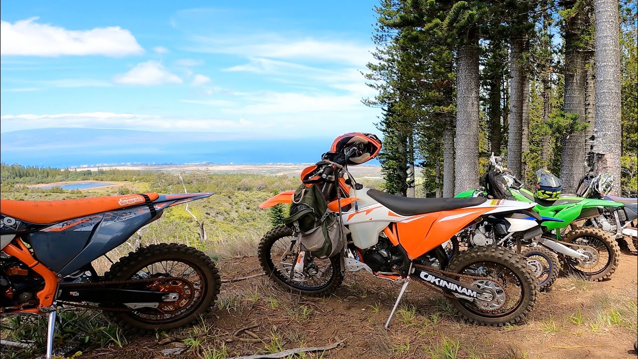 Lahaina Trail ride #4 | maui Hawaii | kx250x - YouTube