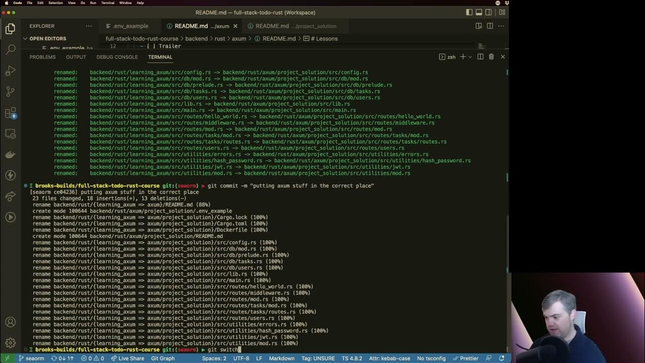 Stream archive: Introduction to Axum (2022-10-20) - YouTube