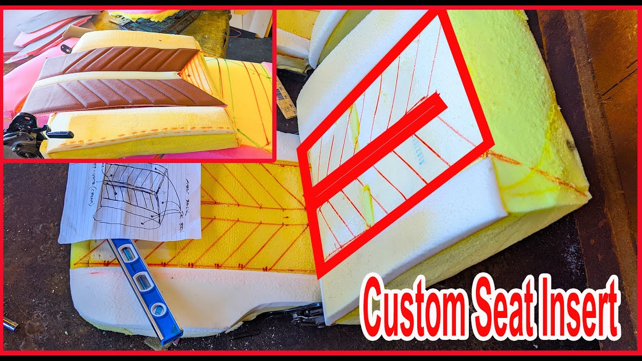 Upholstery Tips - Custom seat Insert - Auto Upholstery - YouTube