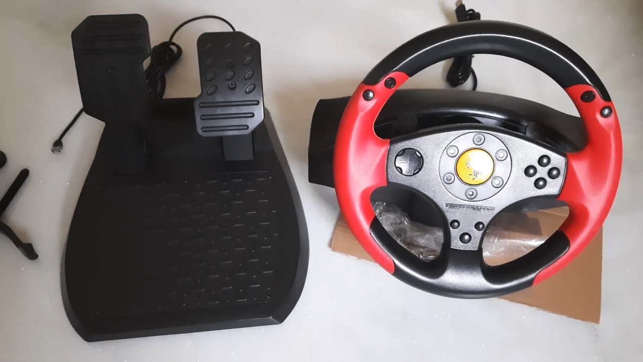 Thrustmaster Ferrari Red Legend Edition Racing Wheel Review - YouTube