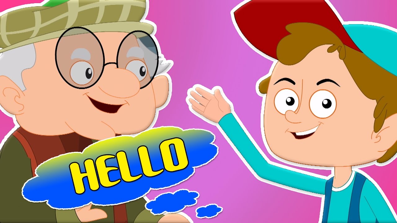 Hallo lied | Kinderreim | Lied für Babys | Preschool Song | Rhyme For ...