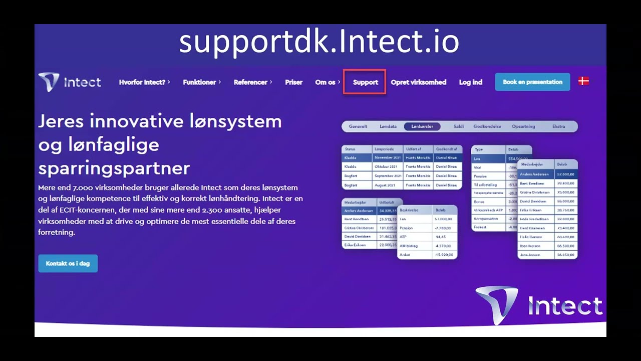 Opret medarbejder i Intect - YouTube