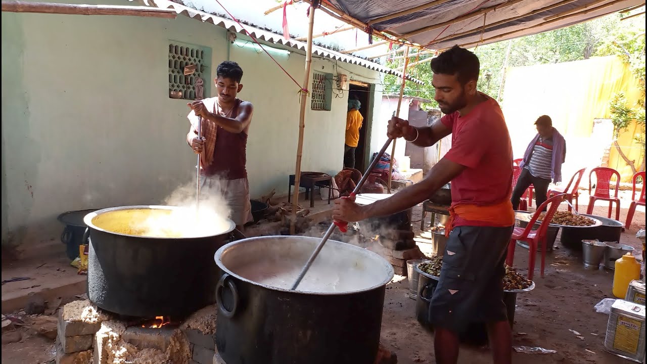 Cooking Peparation in Odisha Wedding Food 600 Handred people || Odisha ...