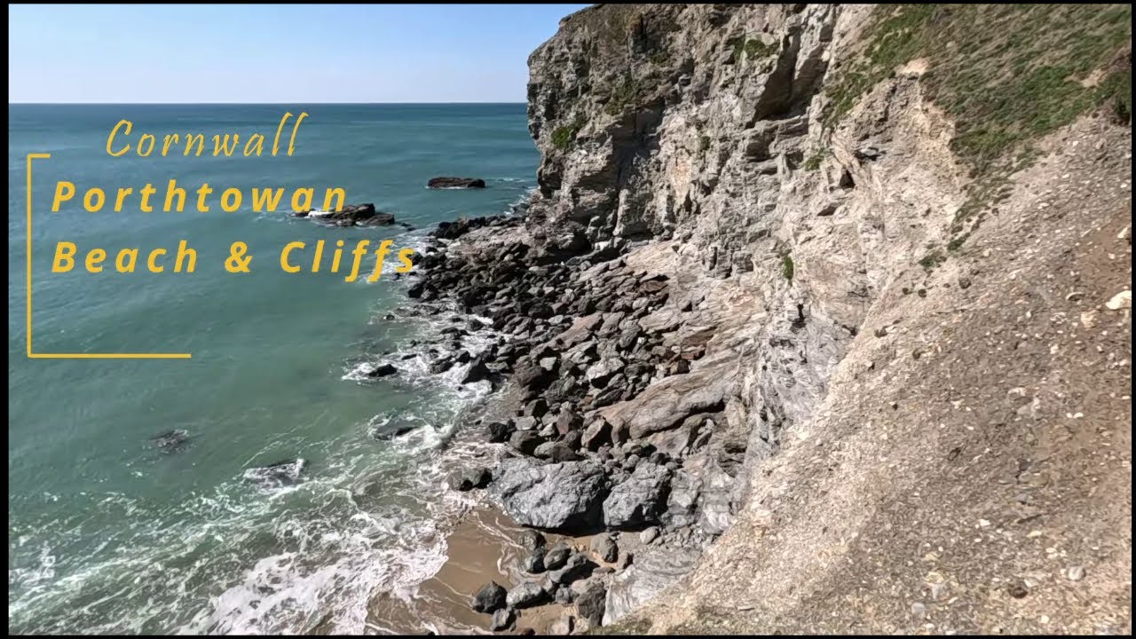 South African in England (Episode 2) Porthtowan - Cornwall Beach ...