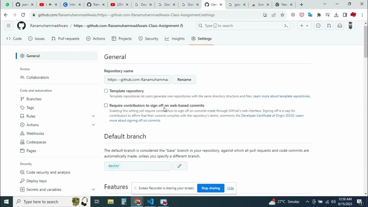 How to Rename Your Repository | GitHub Repository Renaming - YouTube