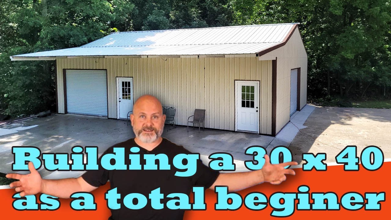 Can you DIY a 30 x 40 tube steel building? I gave it a try as a ...