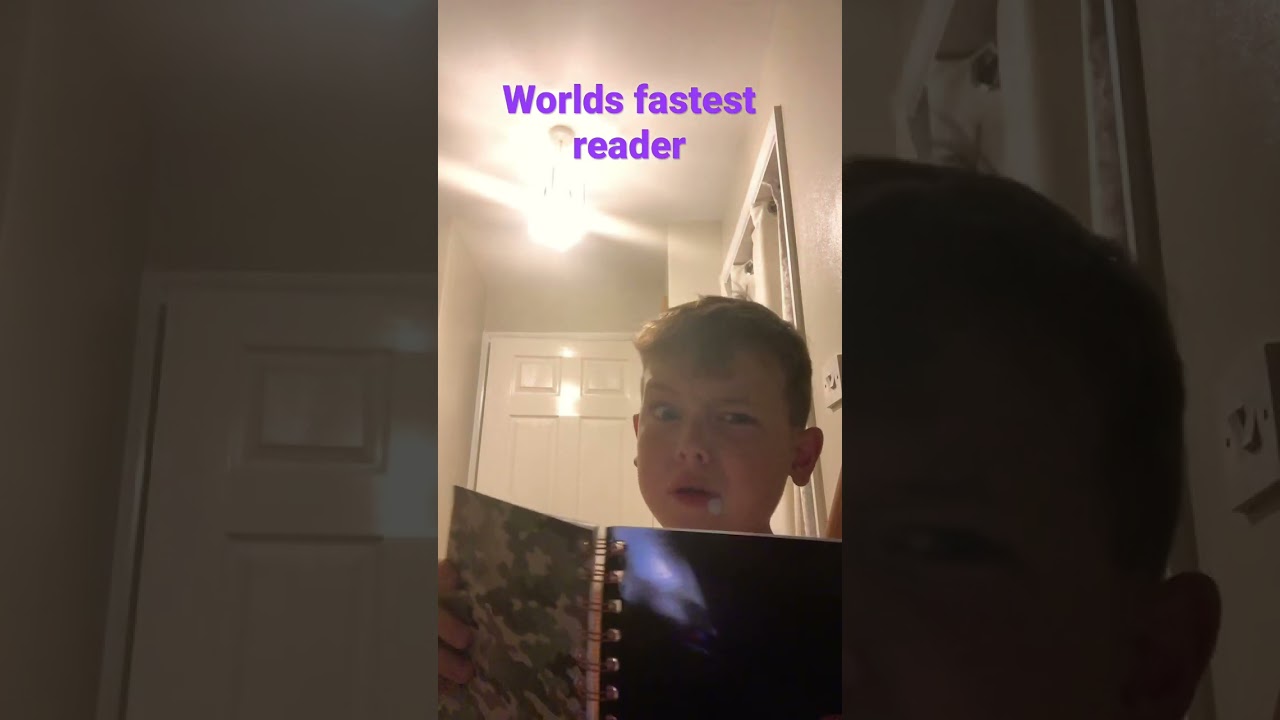 Worlds fastest reader - YouTube