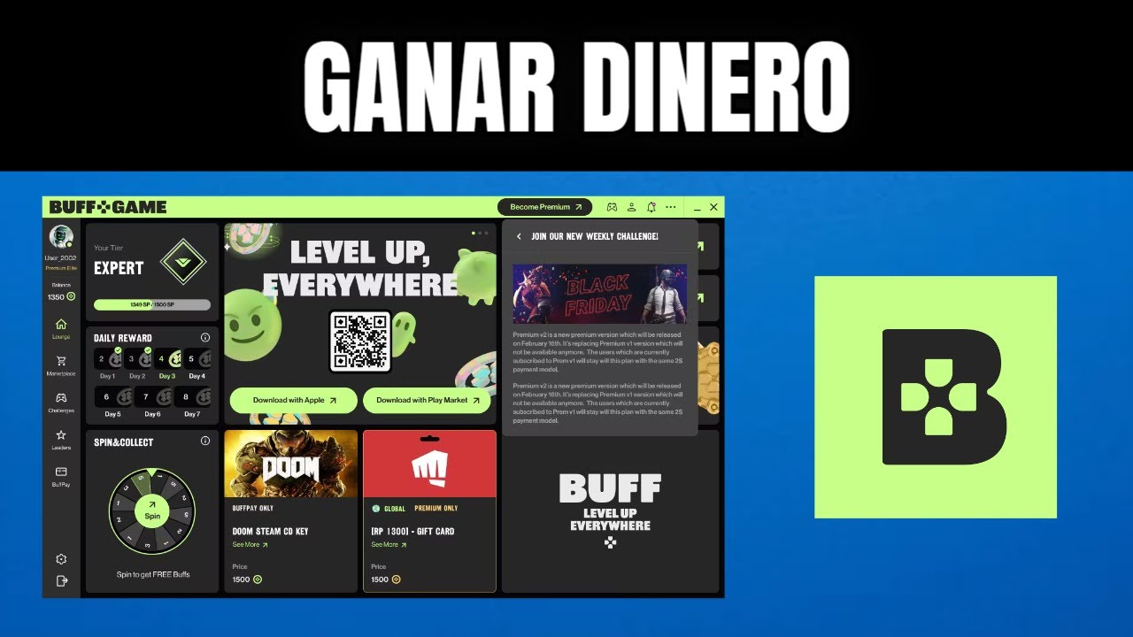 Como Instalar BUFF GAME | Ganar con Buff Game Jugando - YouTube