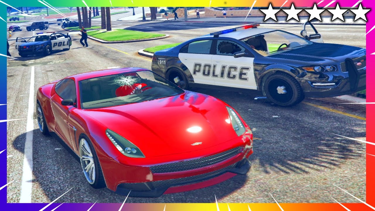 GTA 5 Police Chase - Best Car - Massacro | GTA V Five Star Cop Battle ...