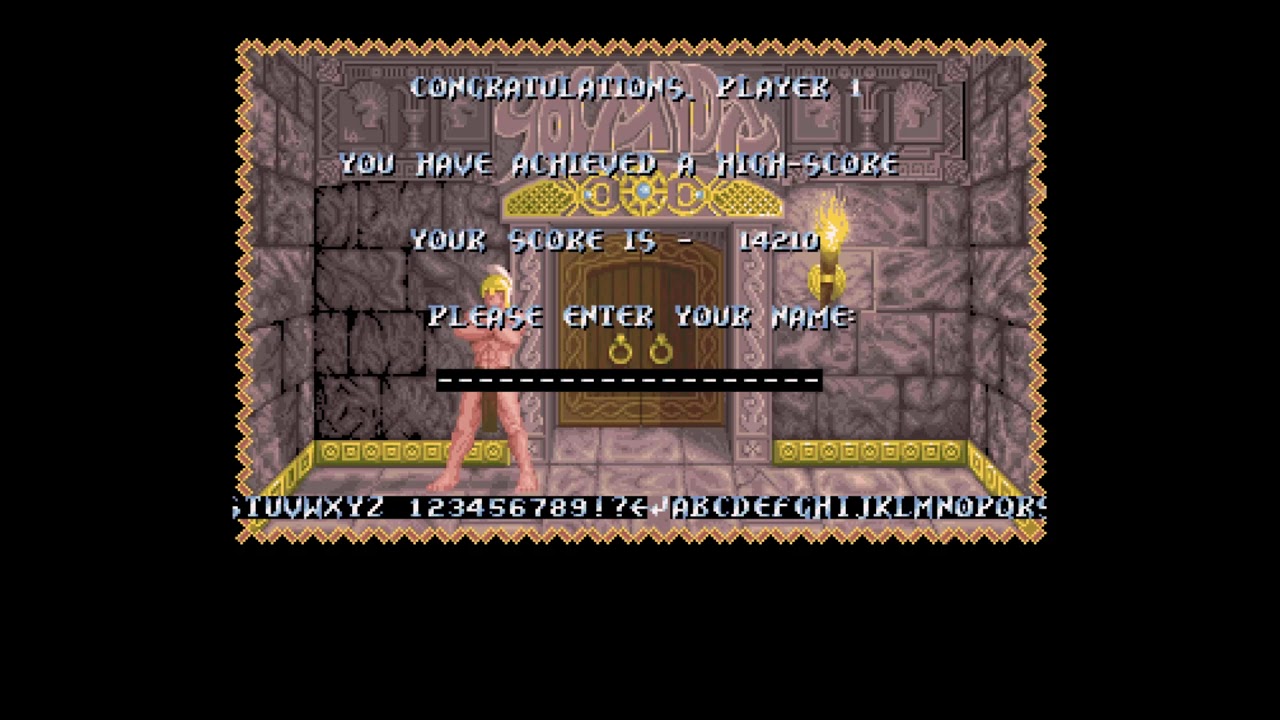 Yolanda quick play on the Amiga. Game by Vectordean and released by ...