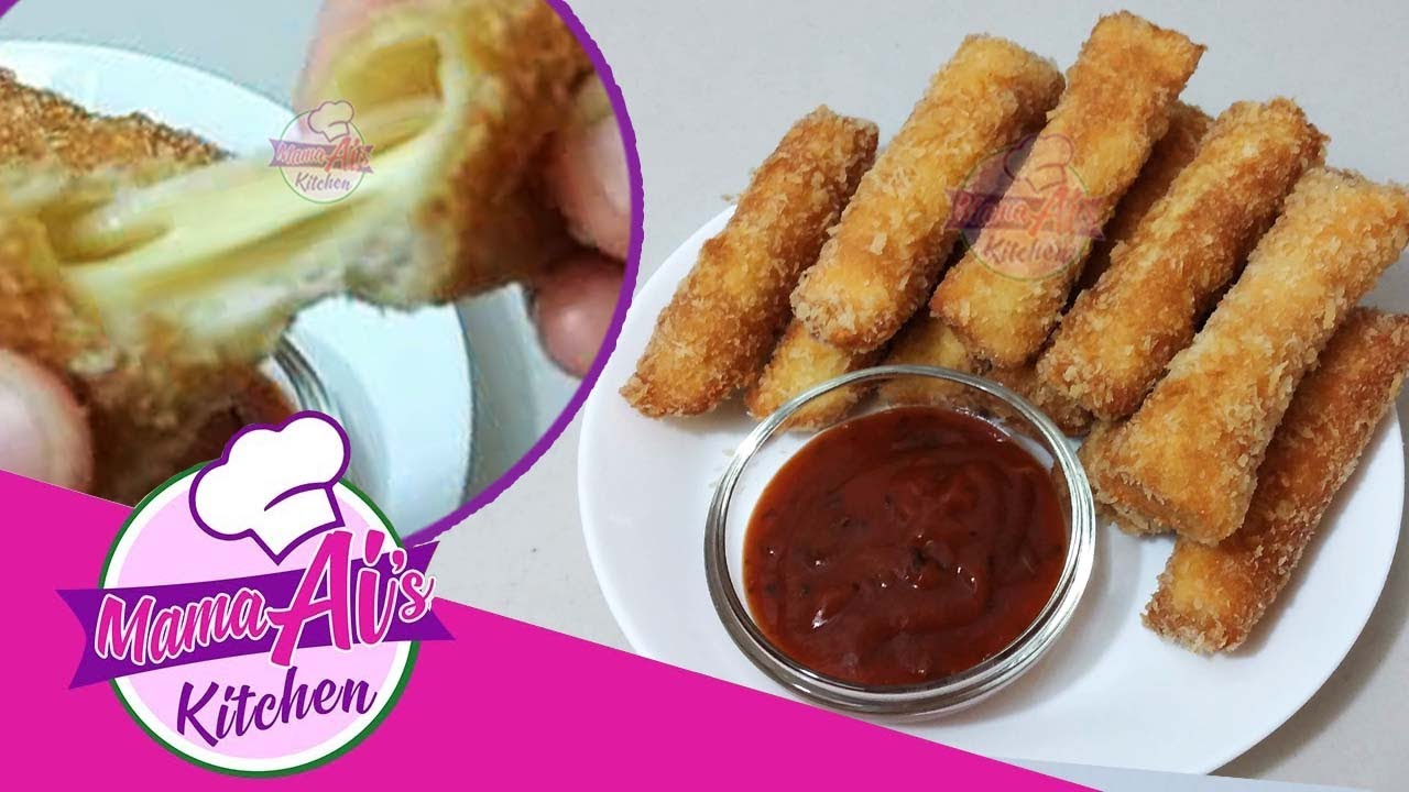 CRISPY CHEESE STICKS / CHEESE BREAD ROLL / EASY CHEESE STICKS RECIPE ...