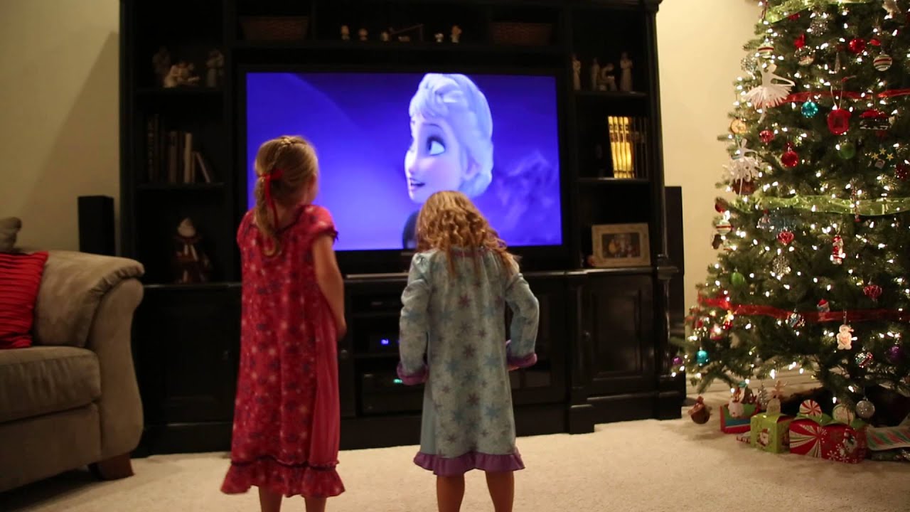 Disney Frozen Let it Go by Idina Menzel Girls / Kids Dancing and ...