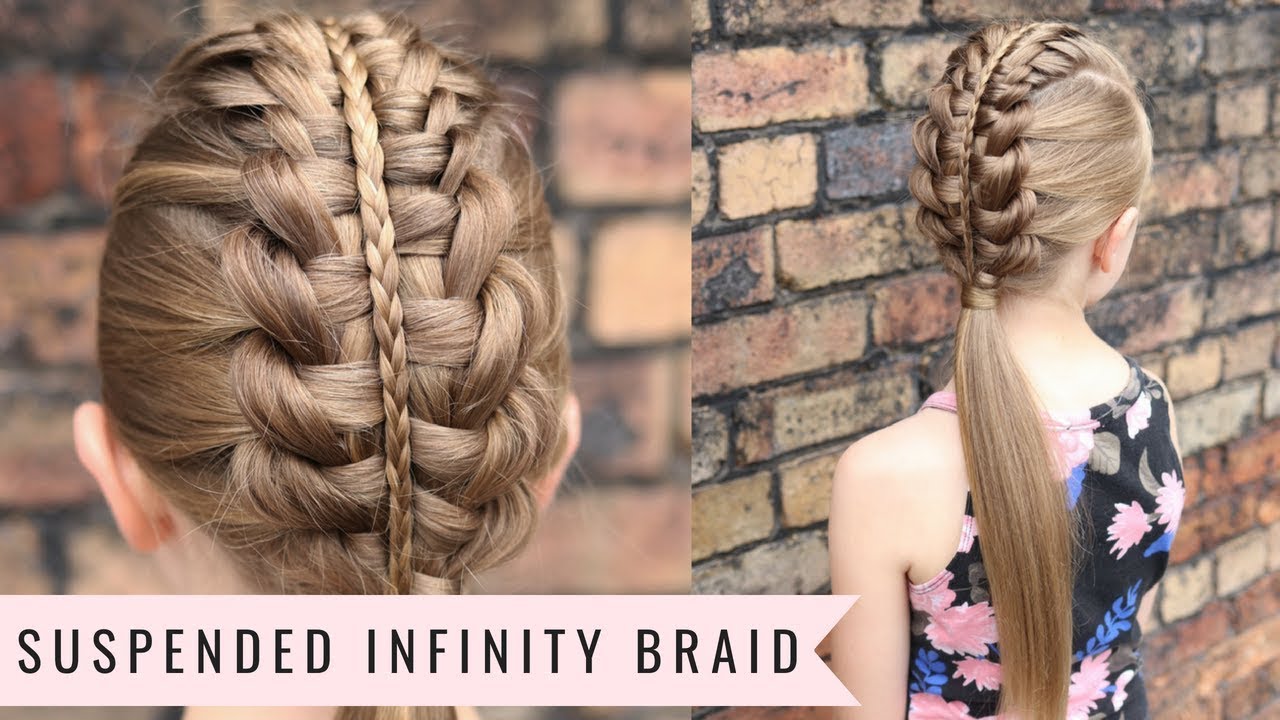 SUSPENDED INFINITY BRAID - YouTube