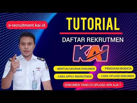 TUTORIAL LENGKAP DAFTAR REKRUTMEN PT. KERETA API INDONESIA DI WEB YANG BARU | Rekrutmen PT. KAI