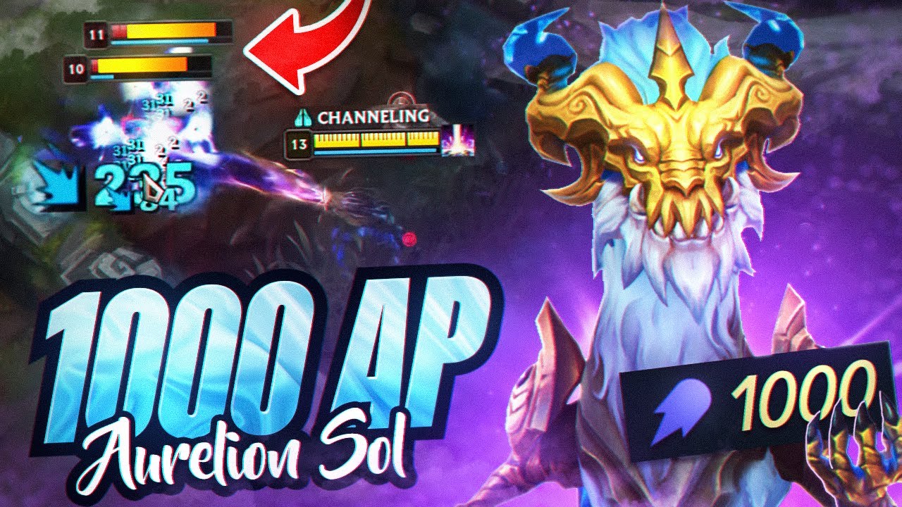 THIS 1000 AP AURELION SOL BUILD TURNS YOU INTO STARDUST! - YouTube