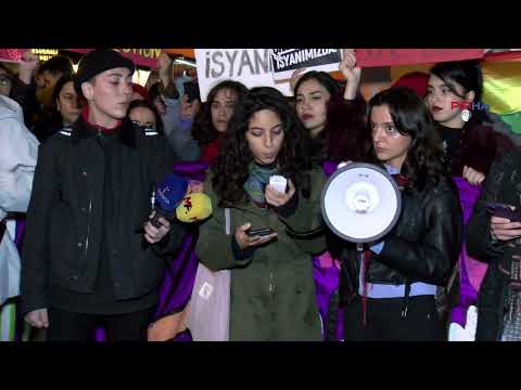 İstanbul'da şiddeti protesto eden binlerce kadın haykırdı: Jin, Jîyan, Azadî!