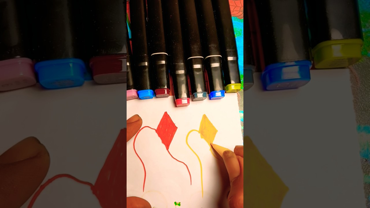 Ini lah 2 warna gaes #drawing #art #education #shortvideo - YouTube