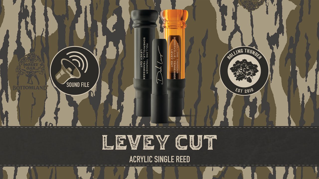 Levey Cut - Single Reed Acrylic Cutdown Sound File - YouTube