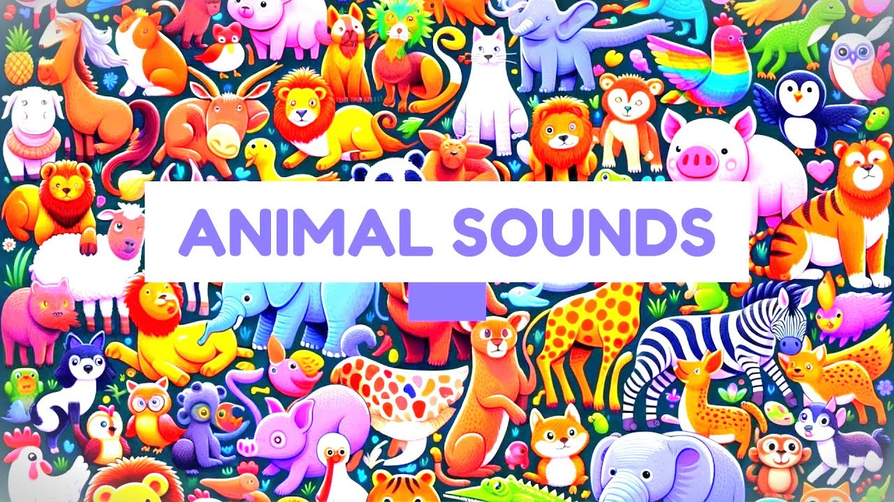 Animal Sounds for Kids - 50 Authentic Amazing Animals! - Wild, Farm ...