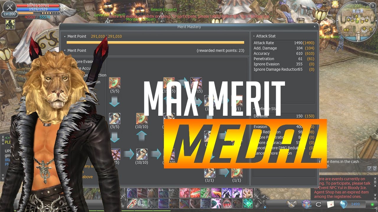 CABAL ONLINE (PH) Max merit mastery - YouTube