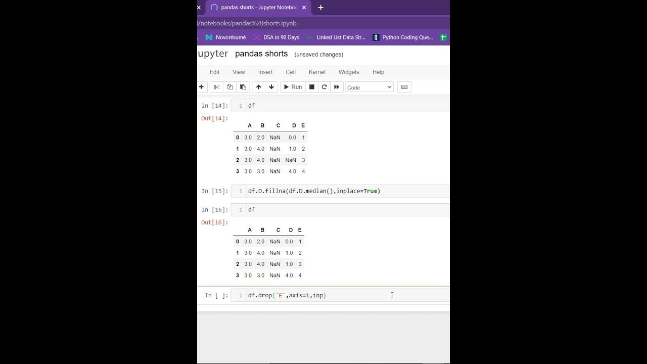 How to Delete a Column of Data Frame in Pandas in Hindi - YouTube