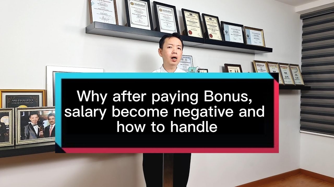 Why after paying Bonus, salary become negative and how to handle it by using SQL Payroll ...