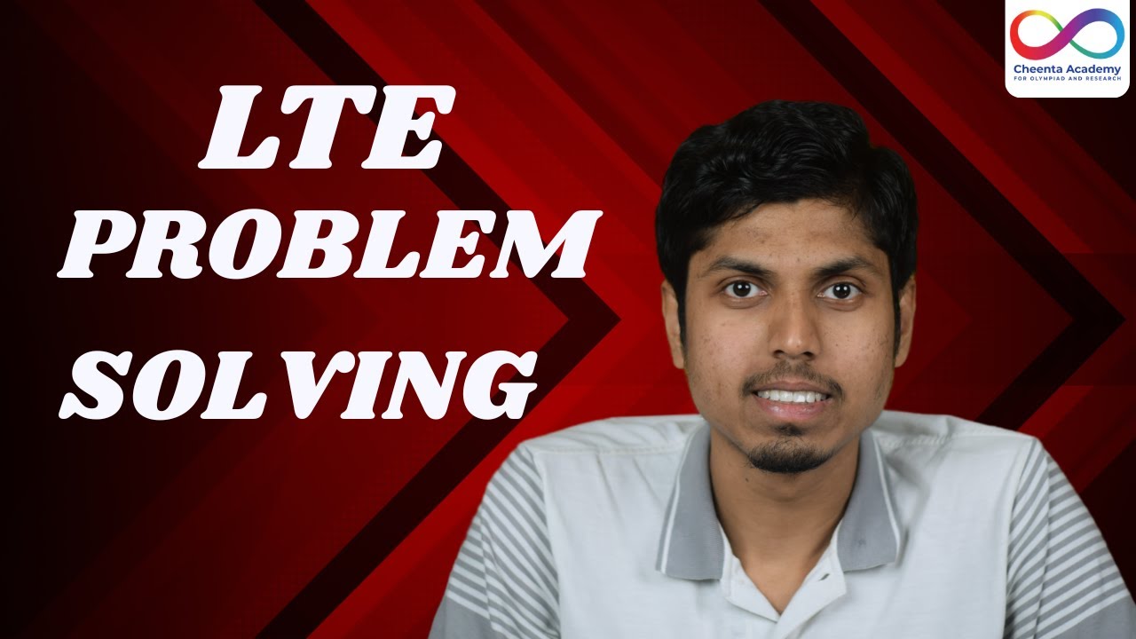 Problem solving on - Lifting The Exponent lemma (LTE) | Raghunath JV ...