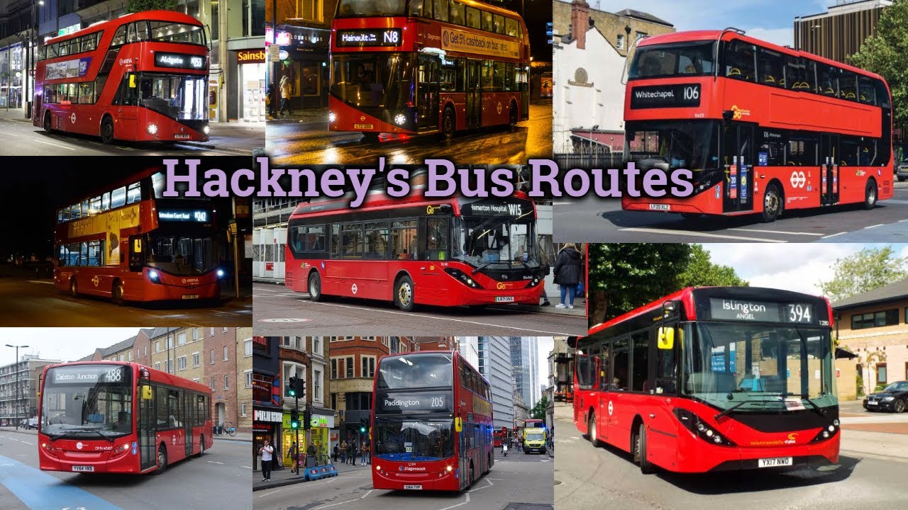 Bus Routes in the London borough of Hackney - YouTube