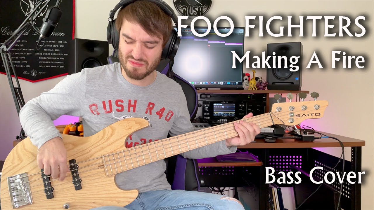Foo Fighters - Making a Fire - Bass Cover - YouTube