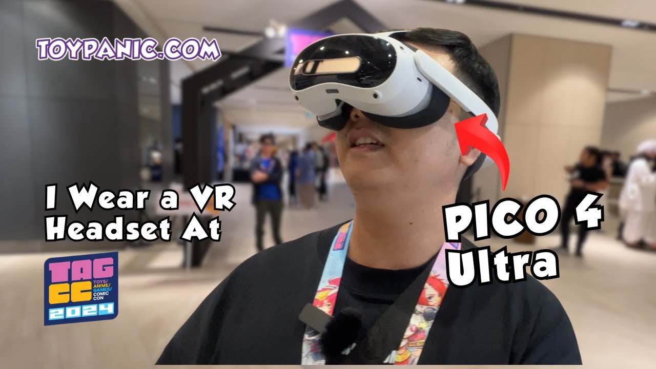 I wear a VR Headset at TAGCC 2024...(ft. PICO 4 Ultra) - YouTube