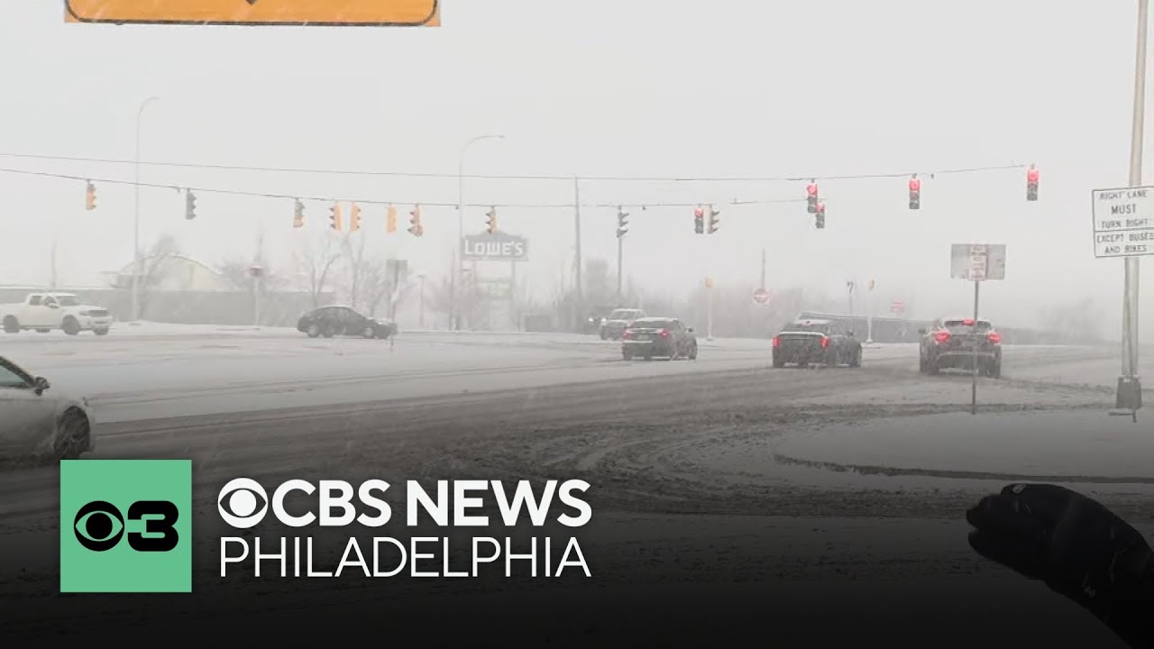 Snow falling steadily in Delaware. How much is expected in First State ...