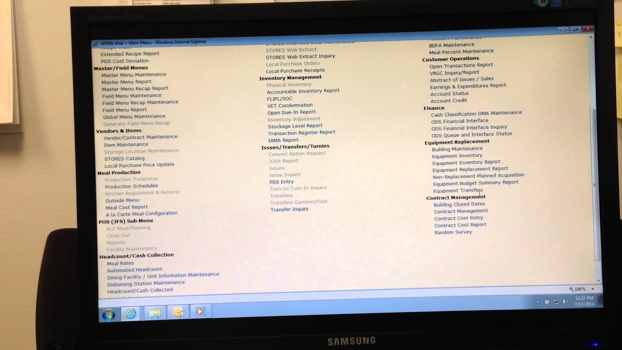 Surveillance Schedule in AFMIS - YouTube