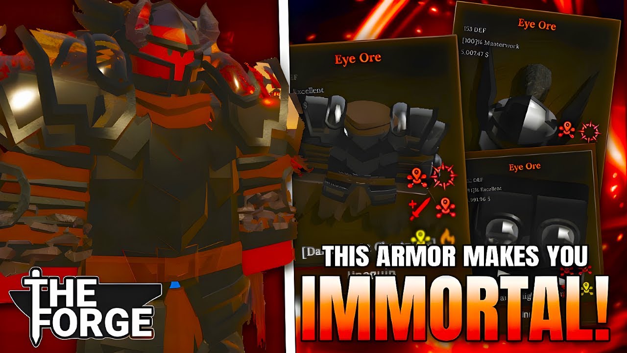 Crafting My NEW BEST IMMORTAL Armor Set In The Forge... (OVERPOWERED ...