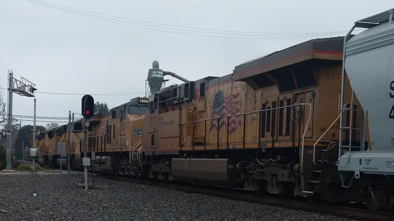 UP 9913 UP 9917 UP 7955 UP 7777 LEAD THE MRVST LRS59 STOCKTON TRUN ...