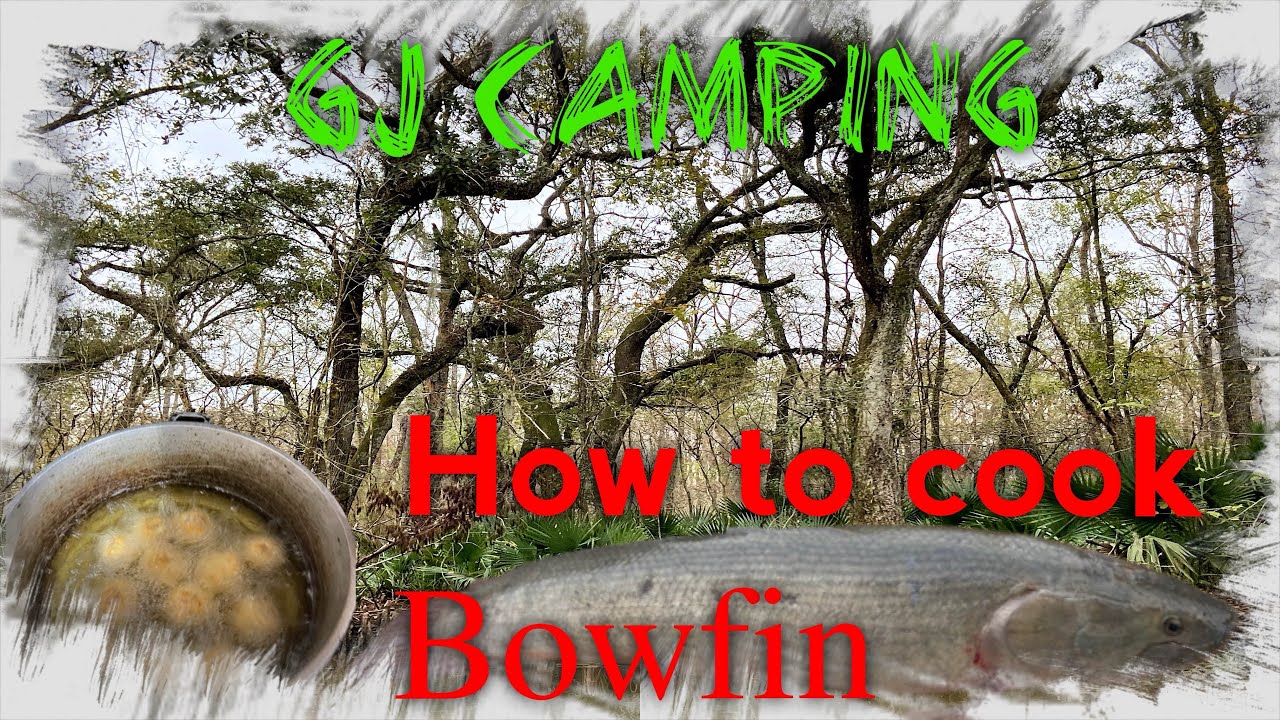 How to cook bowfin (aka) Choupique and lil G running jugs - YouTube
