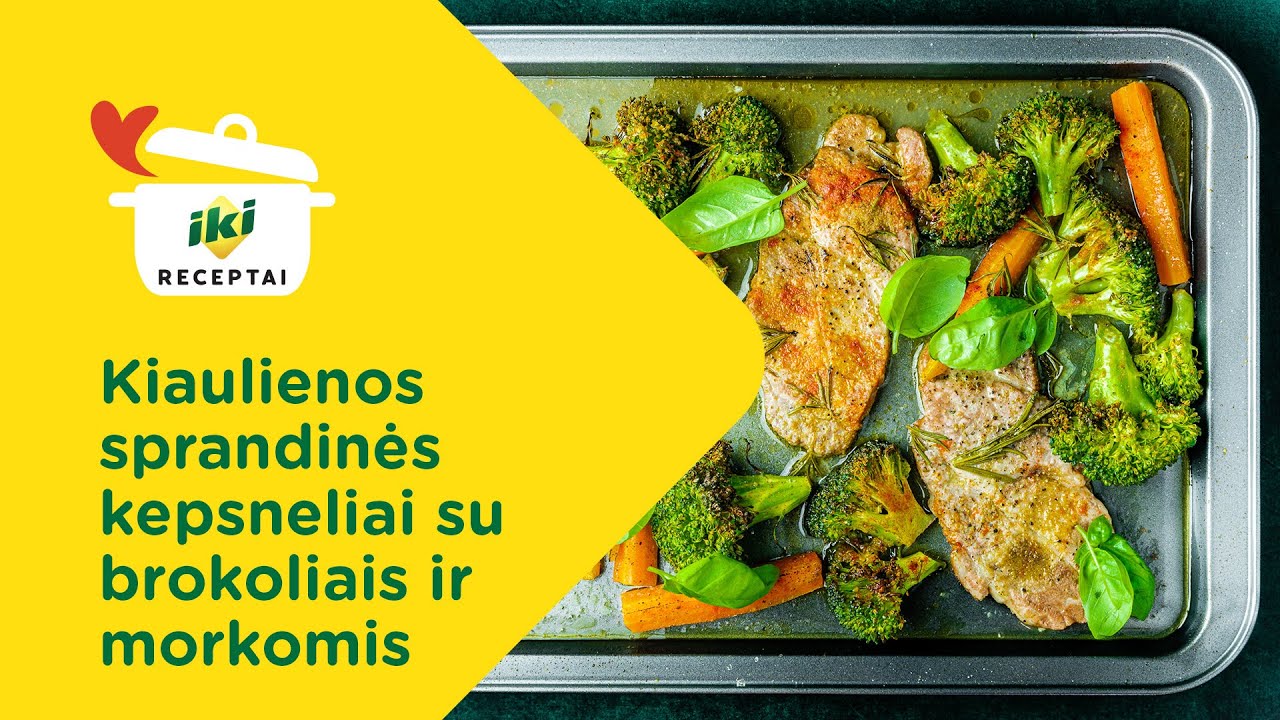Kiaulienos sprandinės kepsneliai 👩‍🍳 RECEPTAS 👨‍🍳 - YouTube
