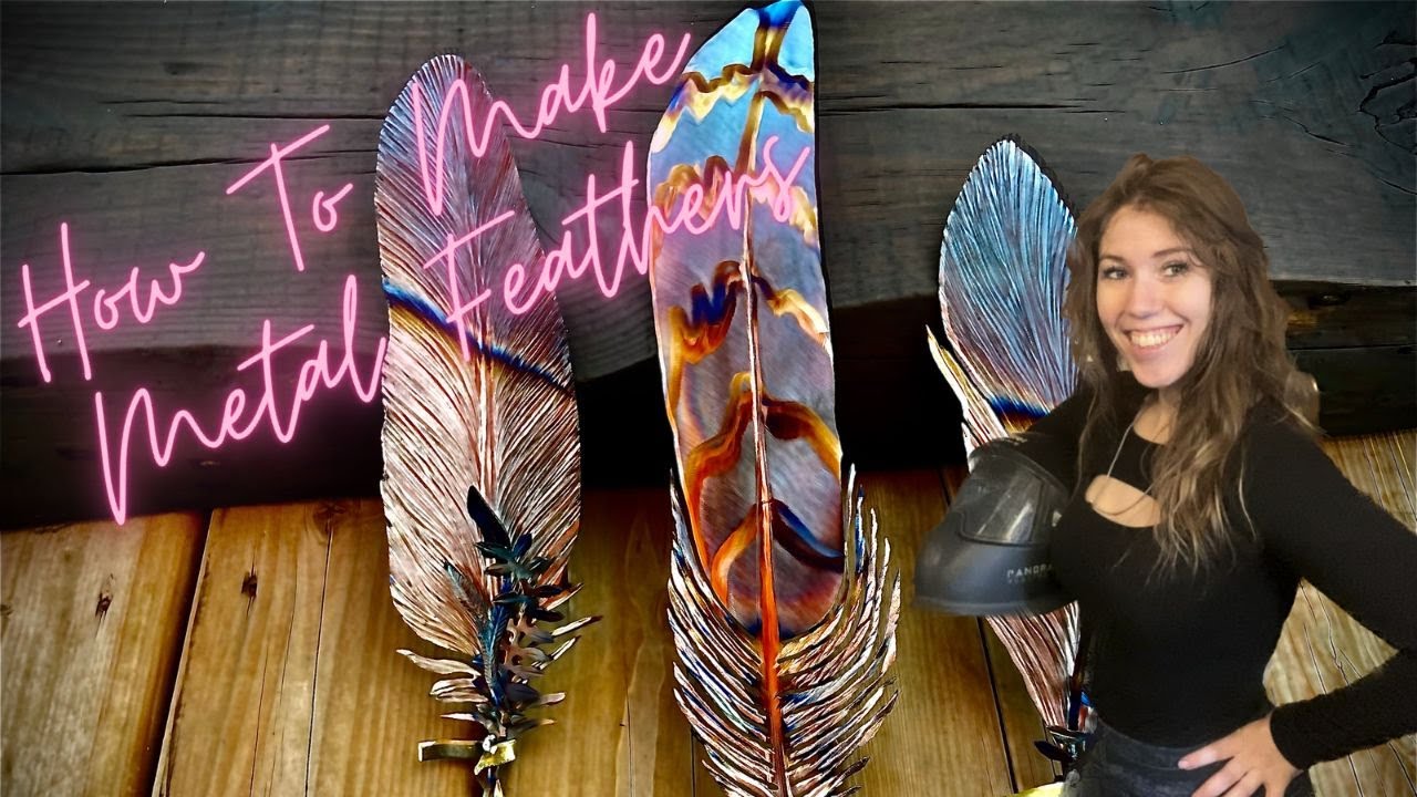 How to make 38 metal feather in one week, A journey of self-discovery ...