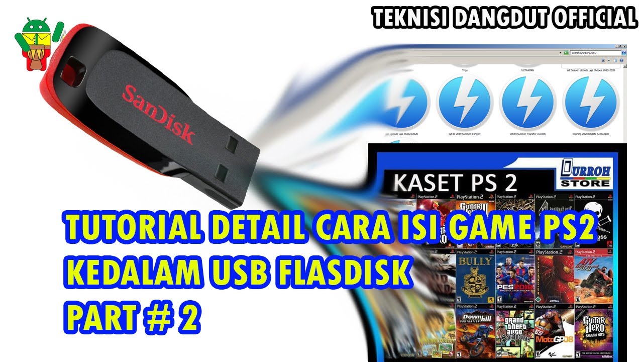 CARA INSTAL GAME PS2 KE USB Bag. 2 - YouTube