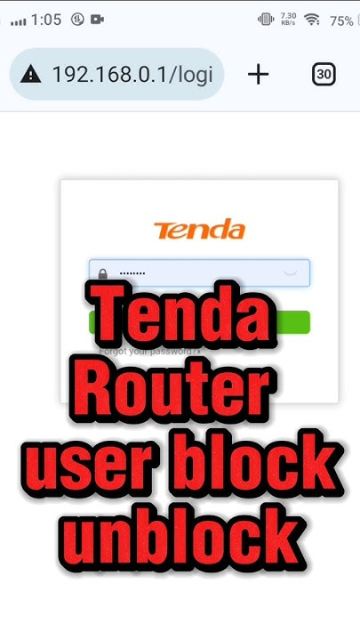 Tenda router user block unblock #tenda #block #unblock #tenda_block #tendarouterblockunblock ...