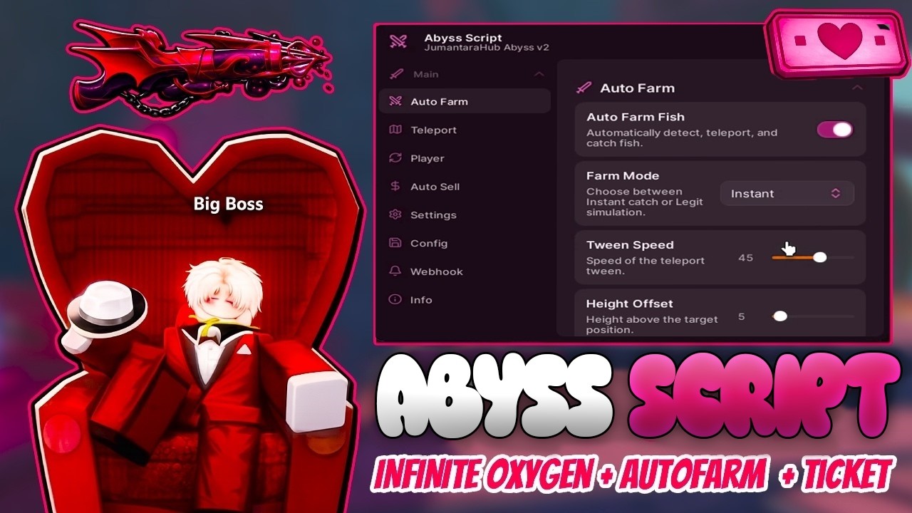 (No Key) Abyss Script – Valentine’s Update, Instant Catch, Auto Farm ...