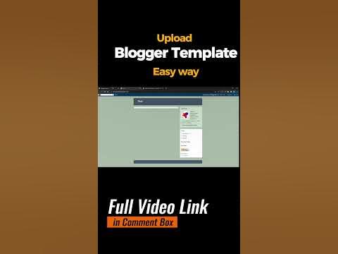 How to Customize Blogger Template 2023 🤑 - completely Step by Step by ...