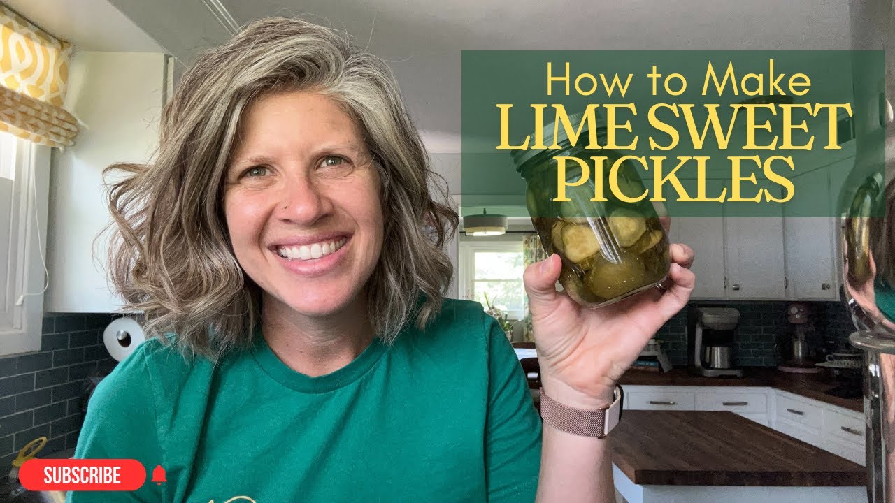 How to Make Lime Sweet Pickles - YouTube