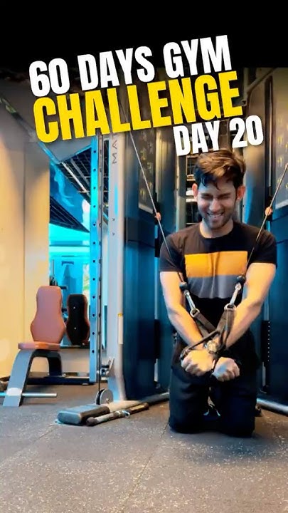 Day 20 : 60 Days Gym Challenge💪🏻 - YouTube