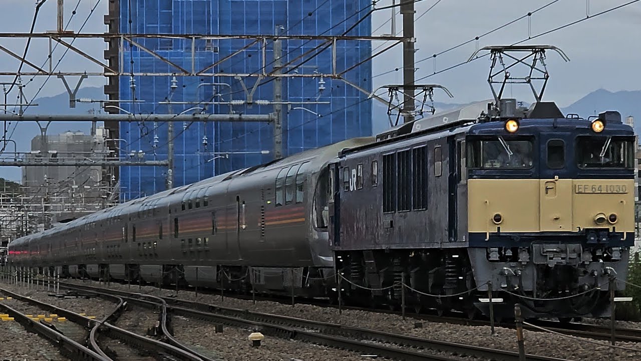 2024/10/19 カシオペア紀行 甲府行き EF64 1030+E26系 【ラウンジカー】乗車体験!E26系客車カシオペアに乗ろう!!竜王駅切り離し作業を間近で見学の為 甲府～竜王駅間通過 ...