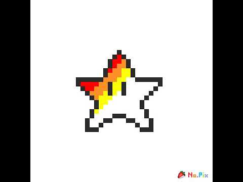 Star from Super Mario Galaxy (8-bit) by Number Pix - YouTube